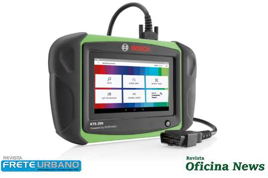 Scanner Bosch KTS 250 fornece novas funções em tempo real